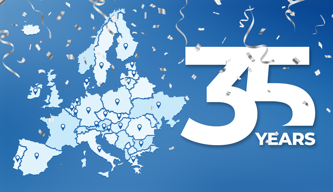 35 years together! Celebrate the anniversary with us.