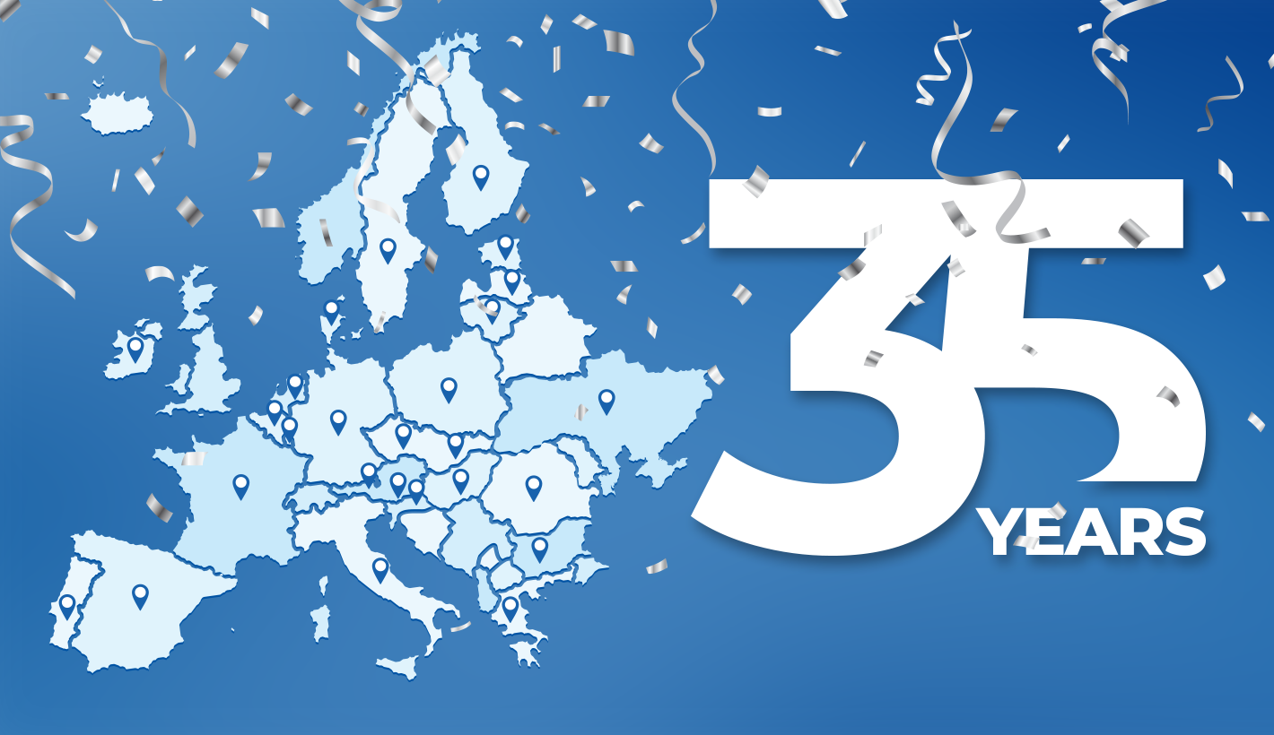 35 years together! Celebrate the anniversary with us.